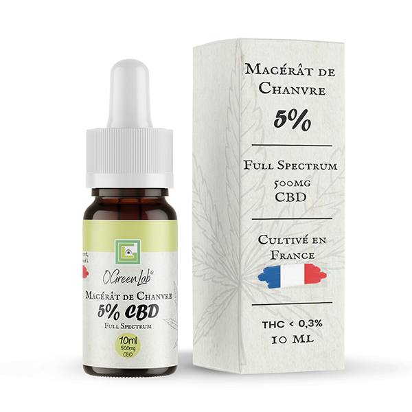 Macérât CBD 5% Full Spectrum - OGreenLab®